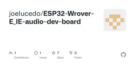 Github Joelucedo Esp32 Wrover E Ie Audio Dev Board