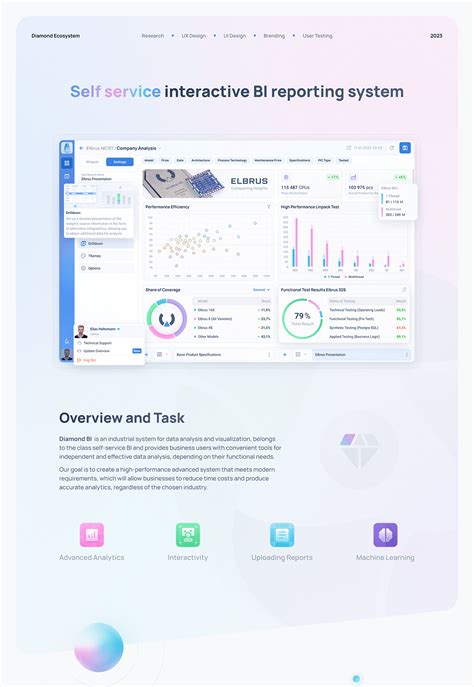 Diamond Bi — Interactive Reporting System Behance