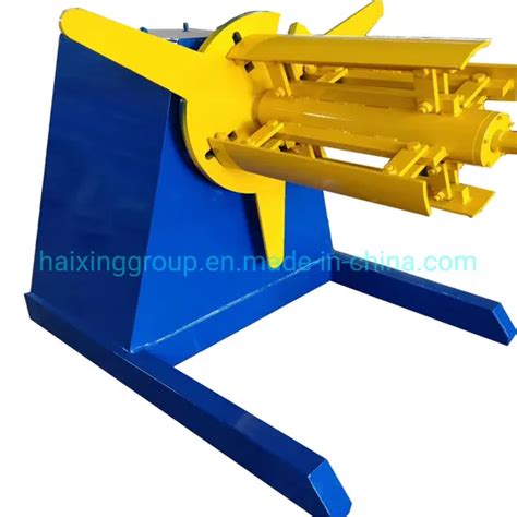 Automatic Steel Coil Decoiler With Expanding Mandrel Hydraulic Decoiler