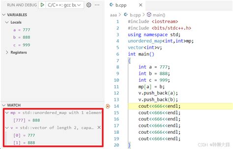 vscode调试如何正确显示stl内容 vscode调试c 时无法显示vector的vector csdn博客