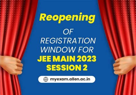 JEE Main 2023 Session 2 Registration Archives My Exam EduBlog Of