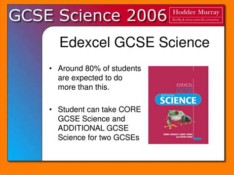 PPT Edexcel GCSE Science PowerPoint Presentation Free Download ID 943390