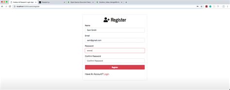 Nodejs Login Page Devpost