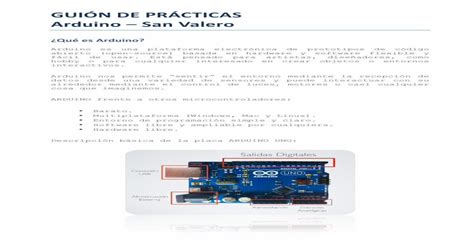 GUIÓNDE&PRÁCTICAS Arduino( San Valeroprofesores.sanvalero.net/~arnadillo/Documentos/Practicas ...
