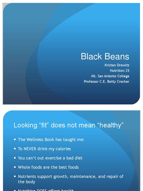 Pdf Black Beans Powerpoint Dokumentips
