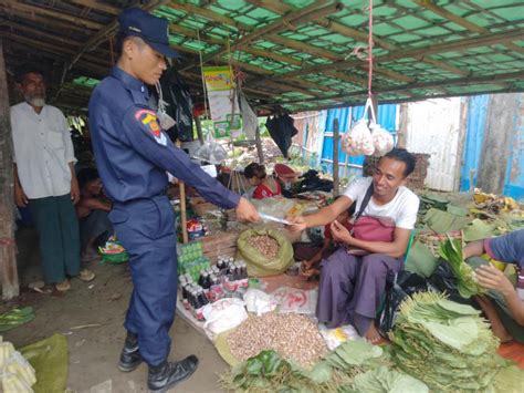 ရခိုင်ပြည်နယ် မောင်တောမြို့နယ်၌ သဘာဝဘေးအန္တရာယ်ကြိုတင်ကာကွယ်နိုင်ရေးအတွက် အသိပညာပေးလက်ကမ်းစာစောင