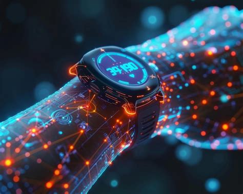 Premium Photo Advanced Wearable Tech With Nanosensors For Health Optimization