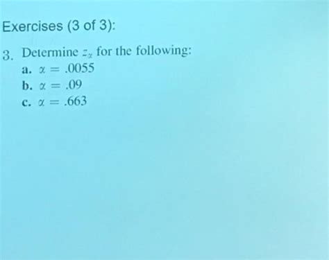 Solved Exercises 2 Of 3 2 In Each Case Determine The