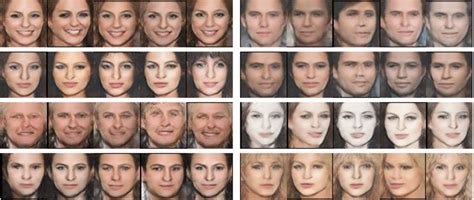 Facial Image Synthesis Sampled When Attributes Are Kept Frozen While