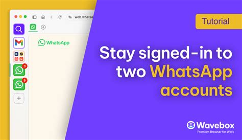need to manage multiple whatsapp accounts use list webdock layout