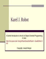 Karel J Robot Ppt Karel J Robot A Gentle Introduction To The Art Of Object Oriented