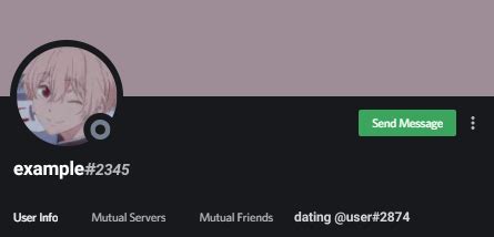Couple Status Suggestion Discord