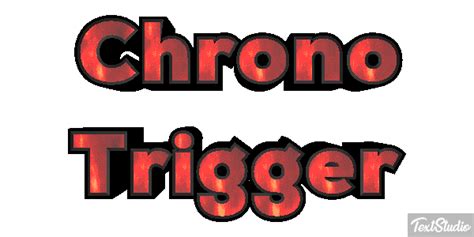 Chrono Trigger Videogame Animated GIF Logo Designs