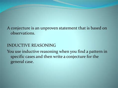 PPT 2 1 Use Inductive Reasoning PowerPoint Presentation Free Download ID 2746588