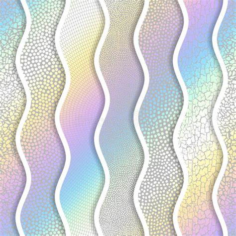 Wavy Mosaic Art Collage Abstract Art Background Vector Image Stock Vector Illustration Of