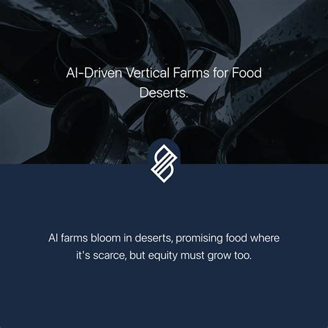 Ai Driven Vertical Farms For Food Deserts → Scenario