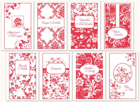 Cookbook Cookbook Dividers Cookbook Cookbook Dividers