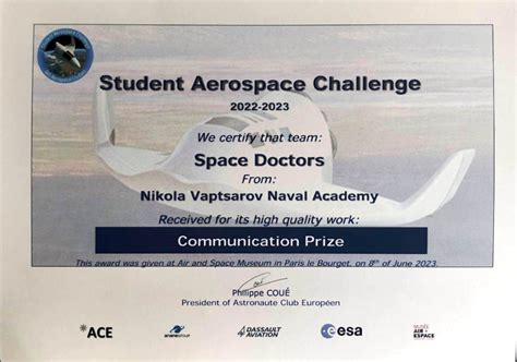 МВ Компас новини юни 2023 г МОРСКОТО УЧИЛИЩЕ БЕ ОТЛИЧЕНО СЪС СПЕЦИАЛНА НАГРАДА ЗА ПРОЕКТ