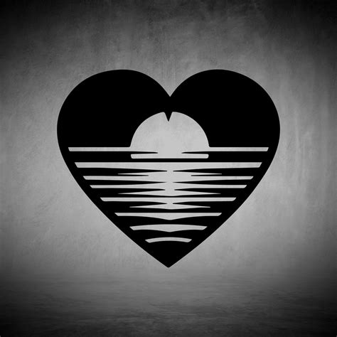 Sunset Heart Metal Ready Customs