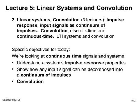 lecture 5 the convolution sum pdf