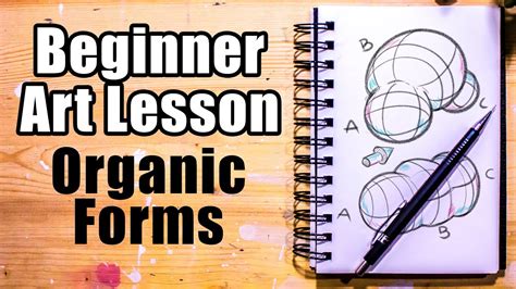 Beginner Art Lesson How To Draw Organic Forms 🖍 Youtube