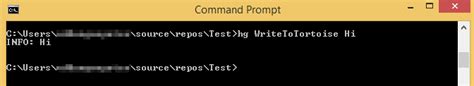 Python Write To Tortoisehg Gui Console Stack Overflow