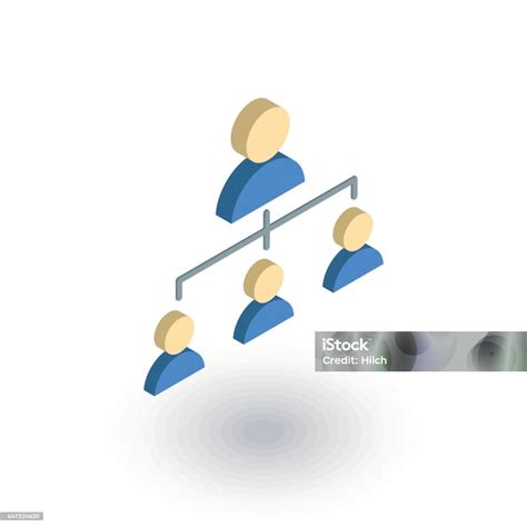 계층 구조 그림 등각 투영 평면 아이콘입니다 3 차원 벡터 3에 대한 스톡 벡터 아트 및 기타 이미지 3 3차원 형태 Staff Meeting Istock
