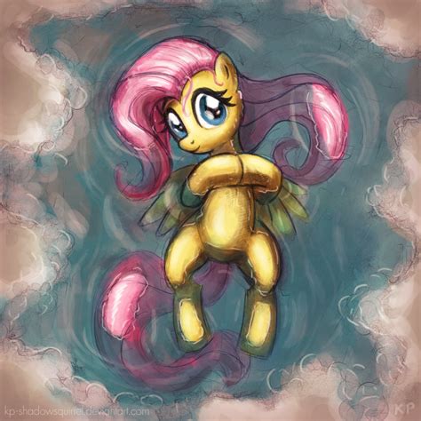 Fluttershy Bathing By Kp Shadowsquirrel On Deviantart