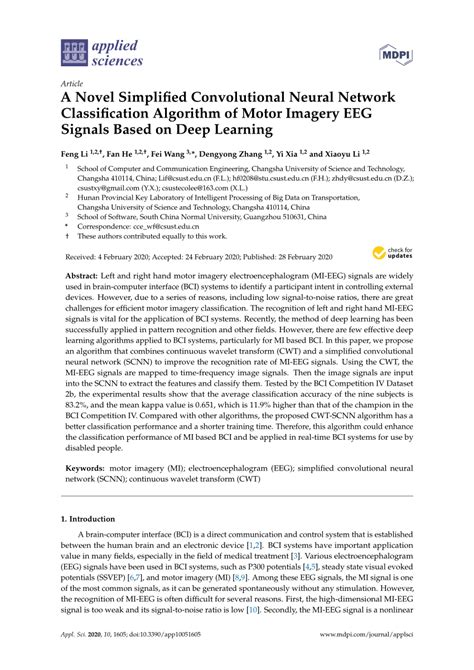 Pdf A Novel Simplified Convolutional Neural Network Classification