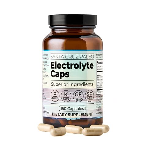Cápsulas Santa Cruz Paleo Eletrólitos A Solução Eficaz Para Hidratação