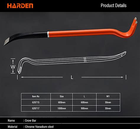 600mm 900mm Crow Bar Harden Tools Philippines