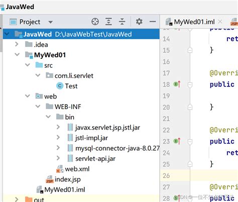 Idea中tomcat的配置与javaweb的第一个程序javaweb第一个程序 Csdn博客