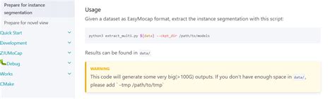 Easymocap Instance Segmentation File · Issue 316 · Zju3dv Easymocap · Github