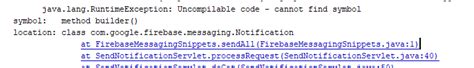 Java Uncompilable Code Cannot Find Symbol Method Builder