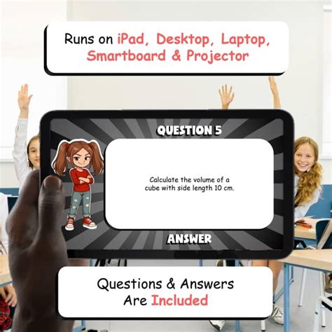 6 No Prep Math Games Bundle D Volume And Surface Area Grade 6 Review