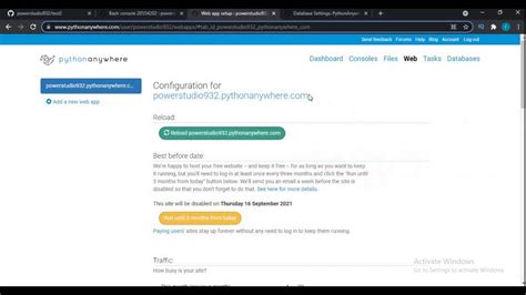how to host django project on pythonanywhere server youtube