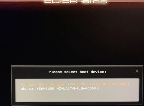 Ubuntu Not Showing Up In Boot Order But Does Show Up In BIOS Menu MSI Laptop Ask Ubuntu