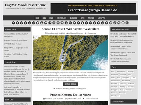 easywp wordpress theme