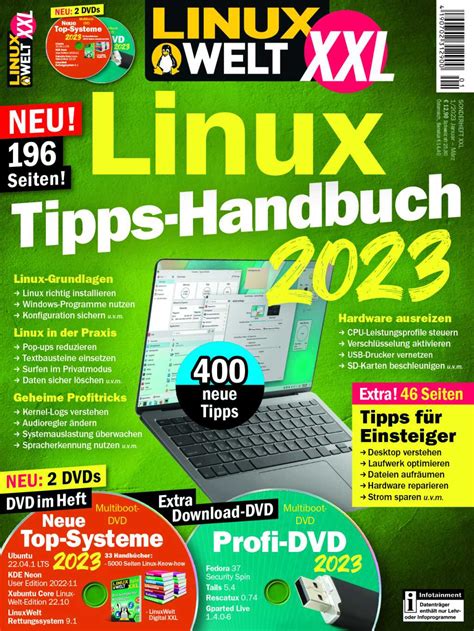 linuxwelt xxl 1 2023 linux tipps handbuch 2023 jetzt am kiosk pc welt
