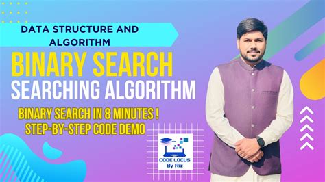 Data Structure And Algorithm Binary Search In 8 Minutes Step By Step Code Damo Youtube