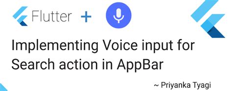 Voice Search Action In Appbar This Recipe Is Second Part Of By Priyanka Tyagi Codechai