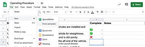 How To Create And Run A Checklists In A Google Doc
