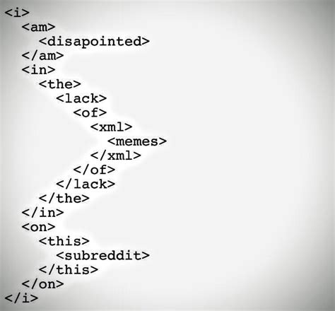 Extensible Markup Language Rprogrammerhumor