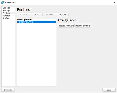 Machine Settings Button Missing · Issue 11265 · Ultimakercura · Github