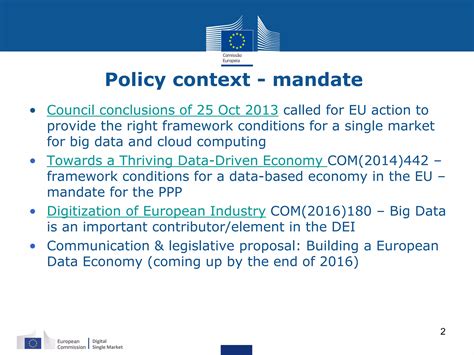 Big Data Value Policy Context And Public Private Partnership Ppt
