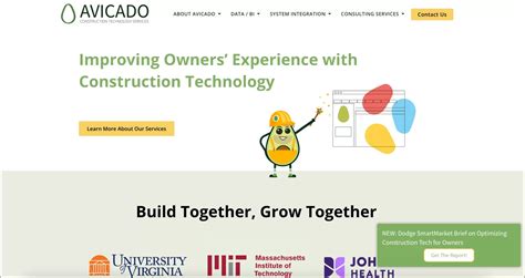construction company landing page best practices and examples