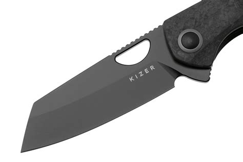 Kizer Sparrow Ki3628a2 Black Cpm S45vn Marble Carbon Fibertitanium