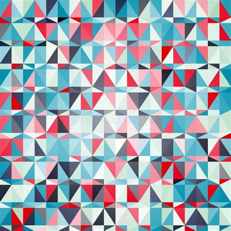 Seamless Abstract Pattern With Triangles Stock Vector Illustration Of Effect Light