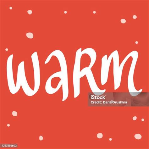 따뜻한 만화 일러스트 패션 문구 귀여운 트렌디 한 스타일 디자인 글꼴 빈티지 벡터 손 그린 일러스트 벡터 로고 아이콘입니다