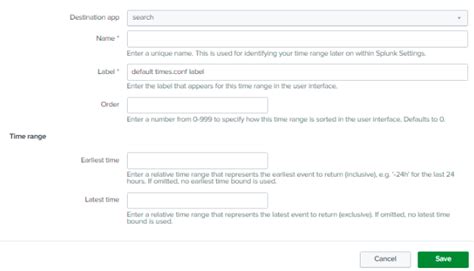 How To Customize Or Disable Time Range Preset Values Splunk